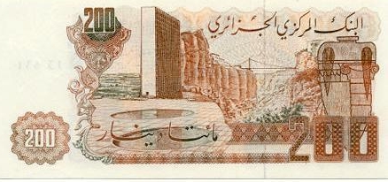 Algerischer Dinar - währung – Flaggen der Welt